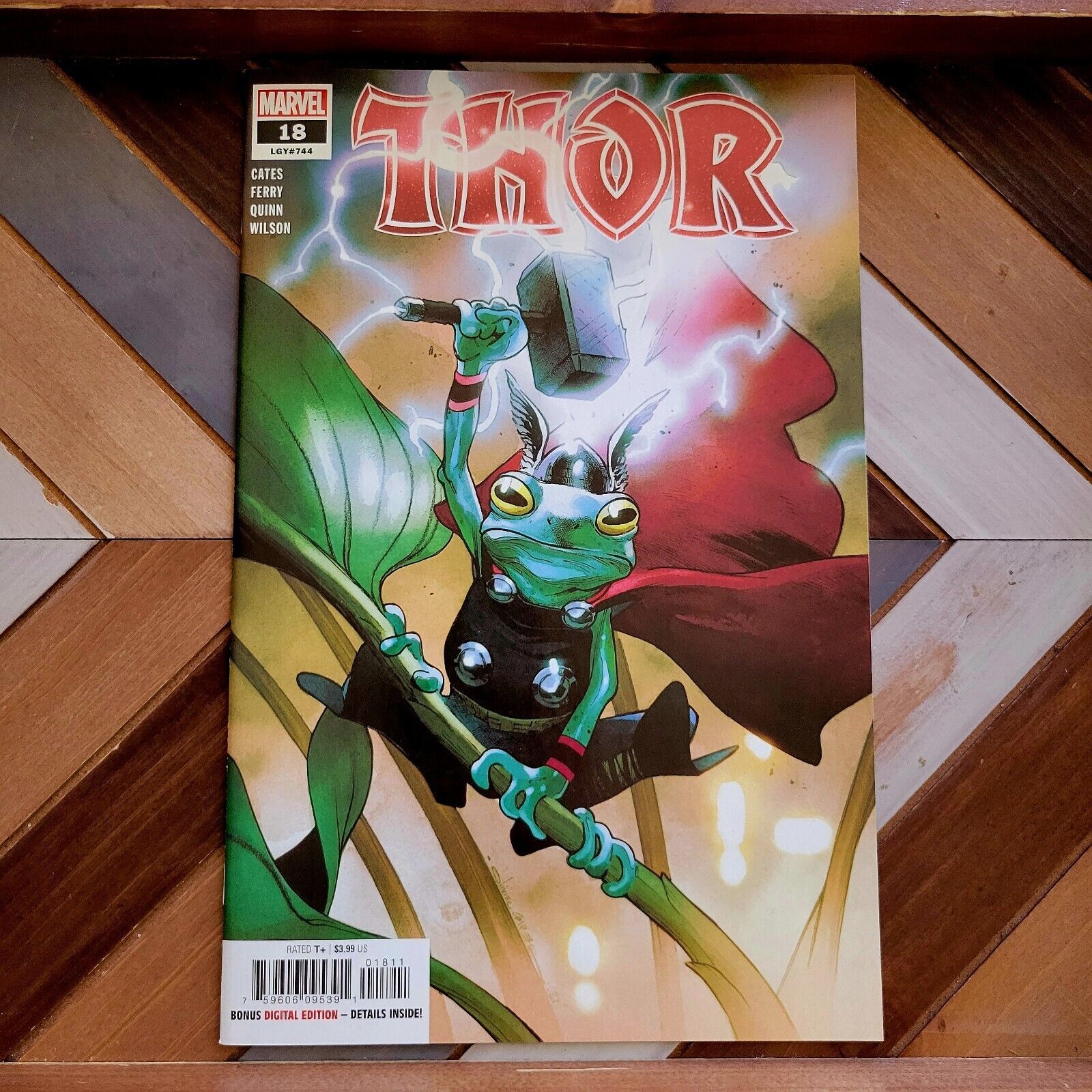 THOR #18 (Marvel 2021) Donny Cates, Cover A featuring THROG! NM, unread ...