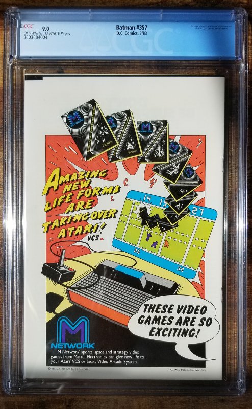 Batman #357 (1983) CGC 9.0 KEY COMIC | Comic Books - Copper Age, DC ...