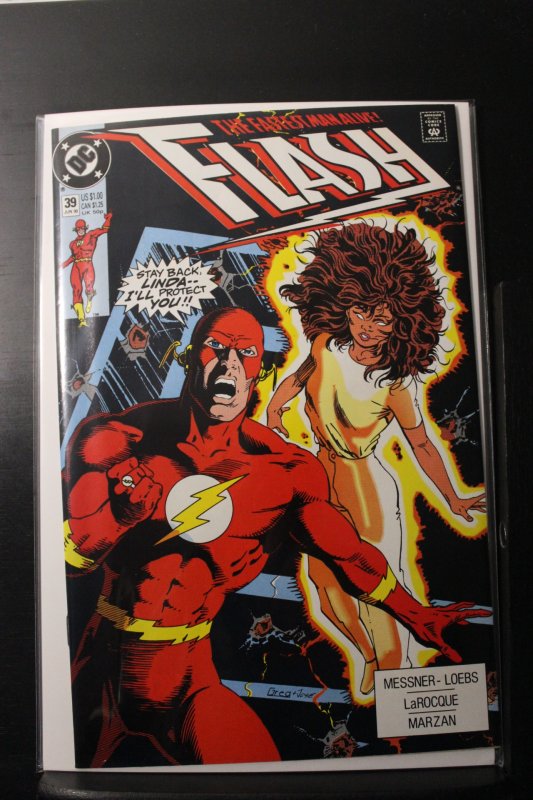 The Flash #39 (1990) | Comic Books - Copper Age, DC Comics / HipComic