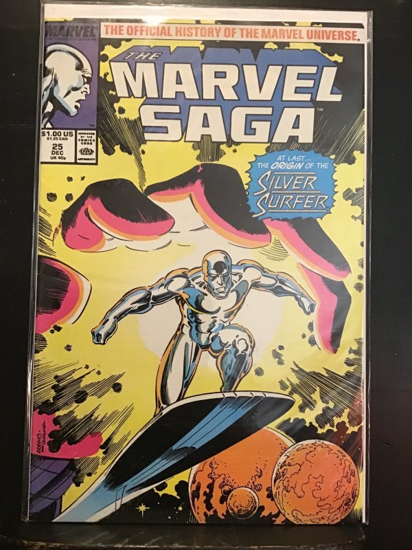 The Marvel Saga The Official History of the Marvel Universe #25 (1987 ...