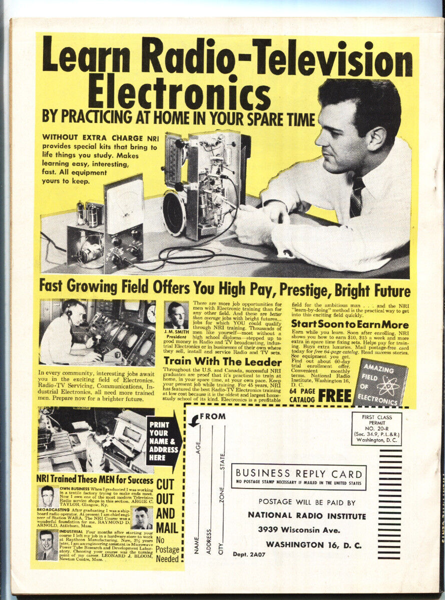 True Men Magazine Jan 1962- Nazi injects babe with syringe-HIGH GRADE ...