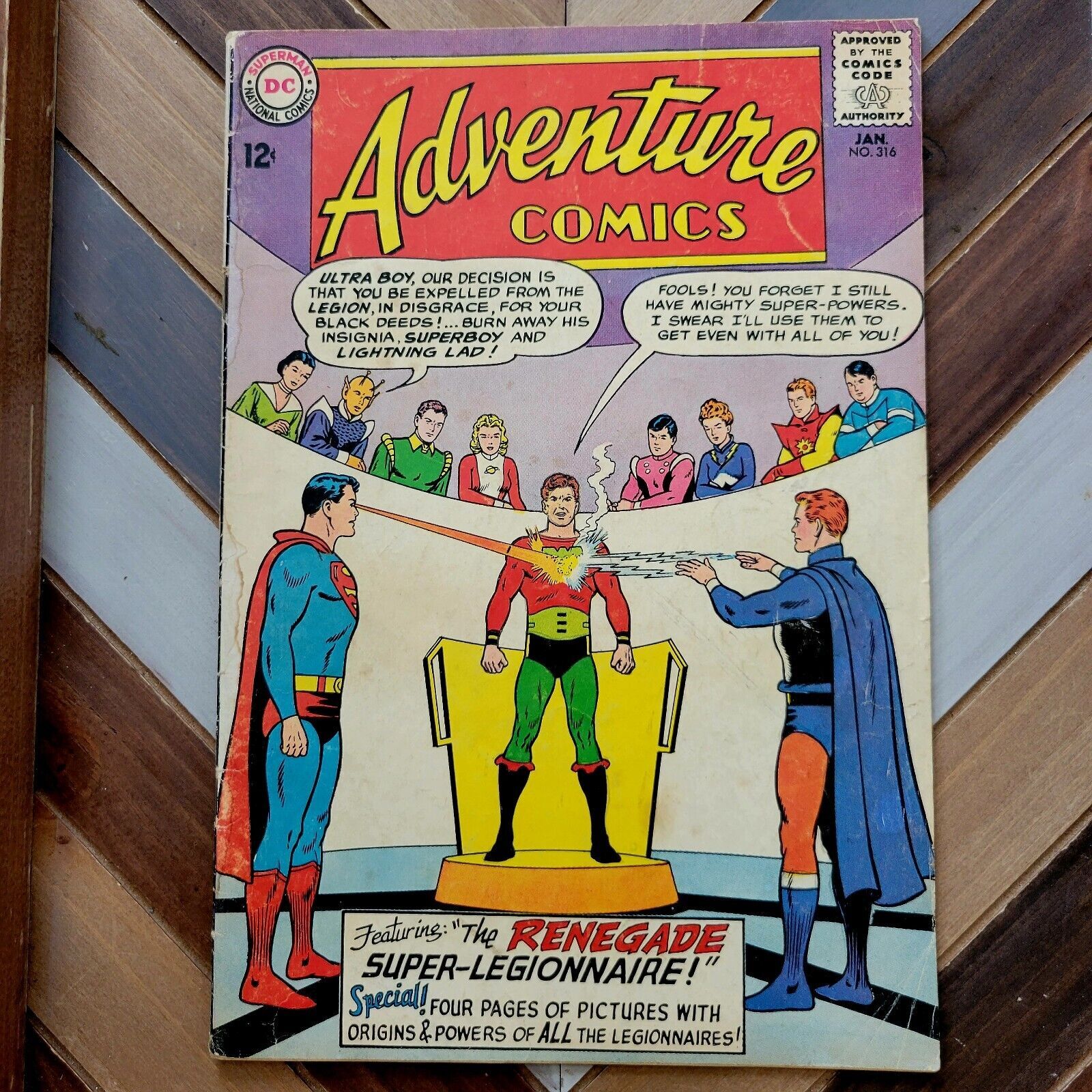 Adventure Comics #316 G/VG (DC 1964) SUPERBOY, Origin: LEGION of SUPER ...
