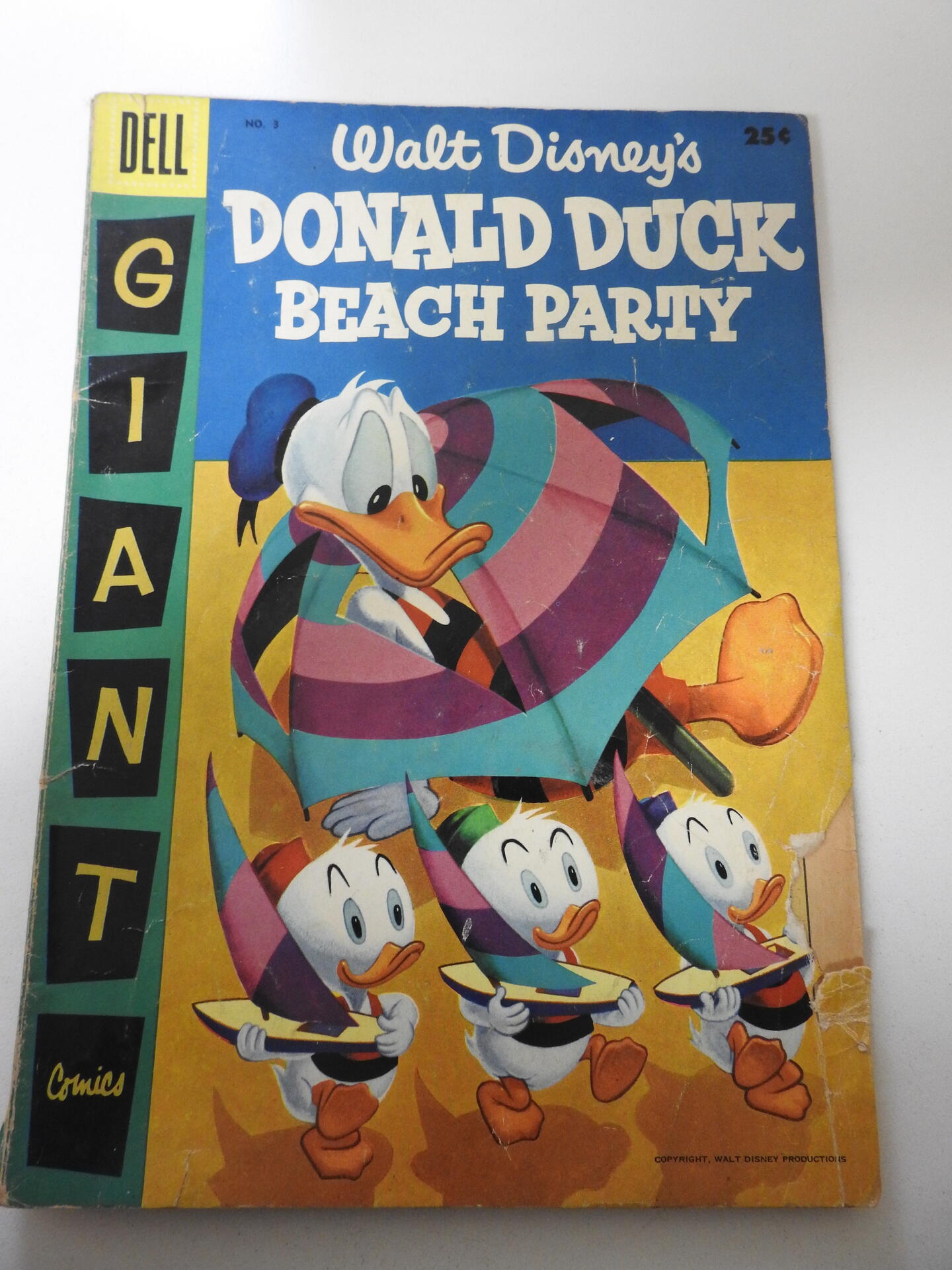 Donald Duck Beach Party #3 (1956) | Comic Books - Silver Age, Dell ...
