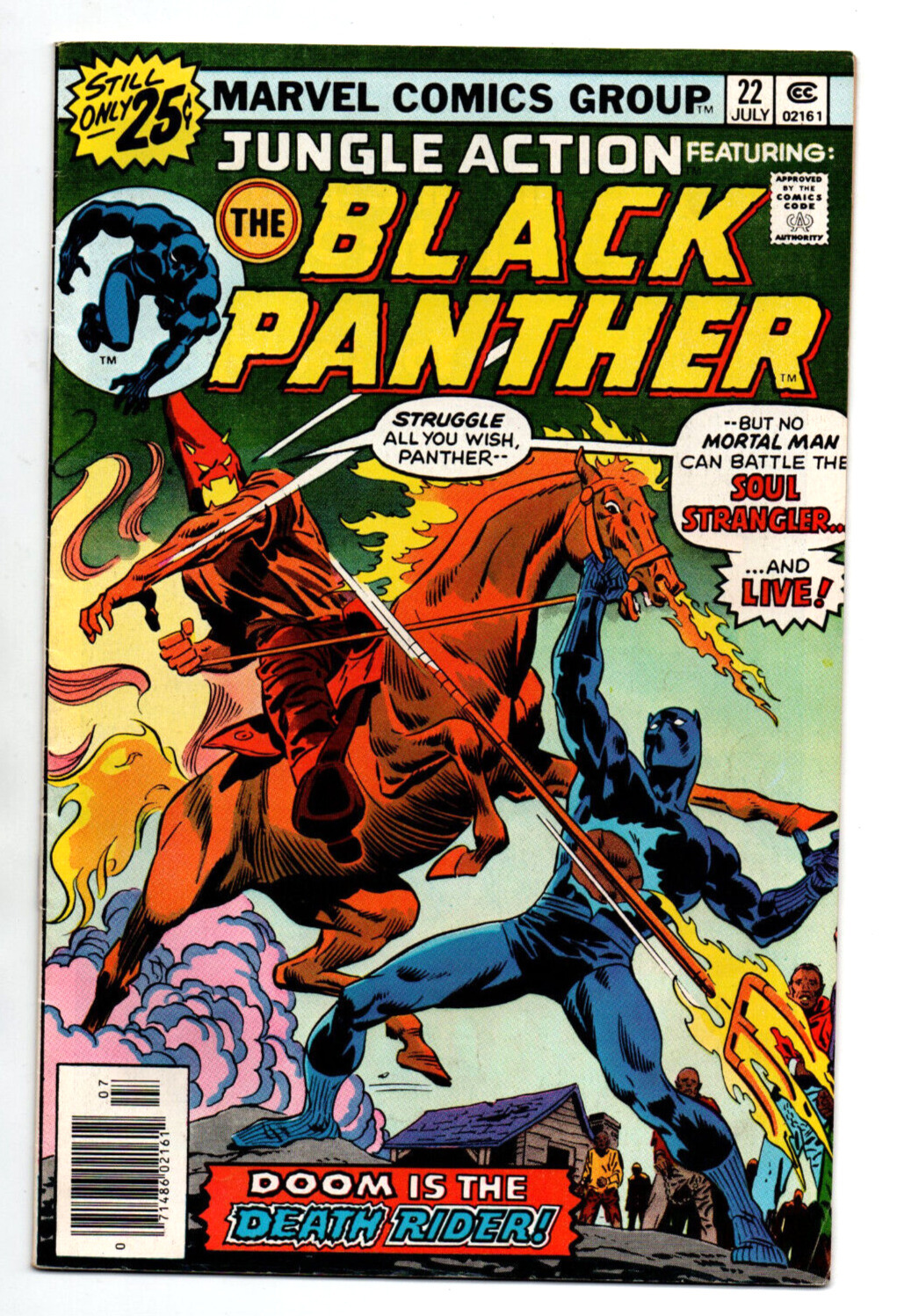 Jungle Action #22 - Black Panther vs KKK - 1st Soul Strangler - 1976 ...