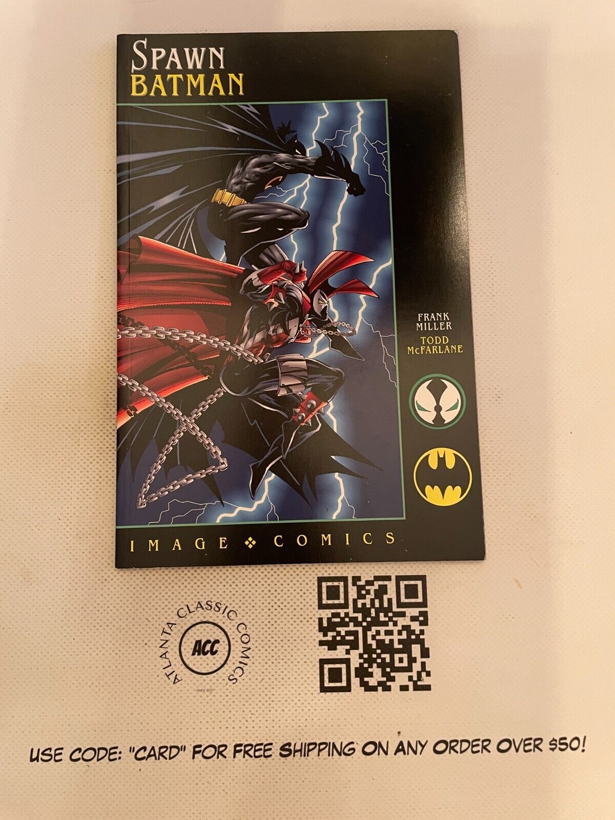 Spawn Batman # 1 VF/NM DC Image Comic Book Joker Robin Gotham Miller ...
