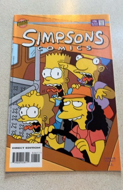 Simpsons Comics #26 (1996) Bill Morrison Otto Dwight Mann Cover | Comic Books - Modern Age ...