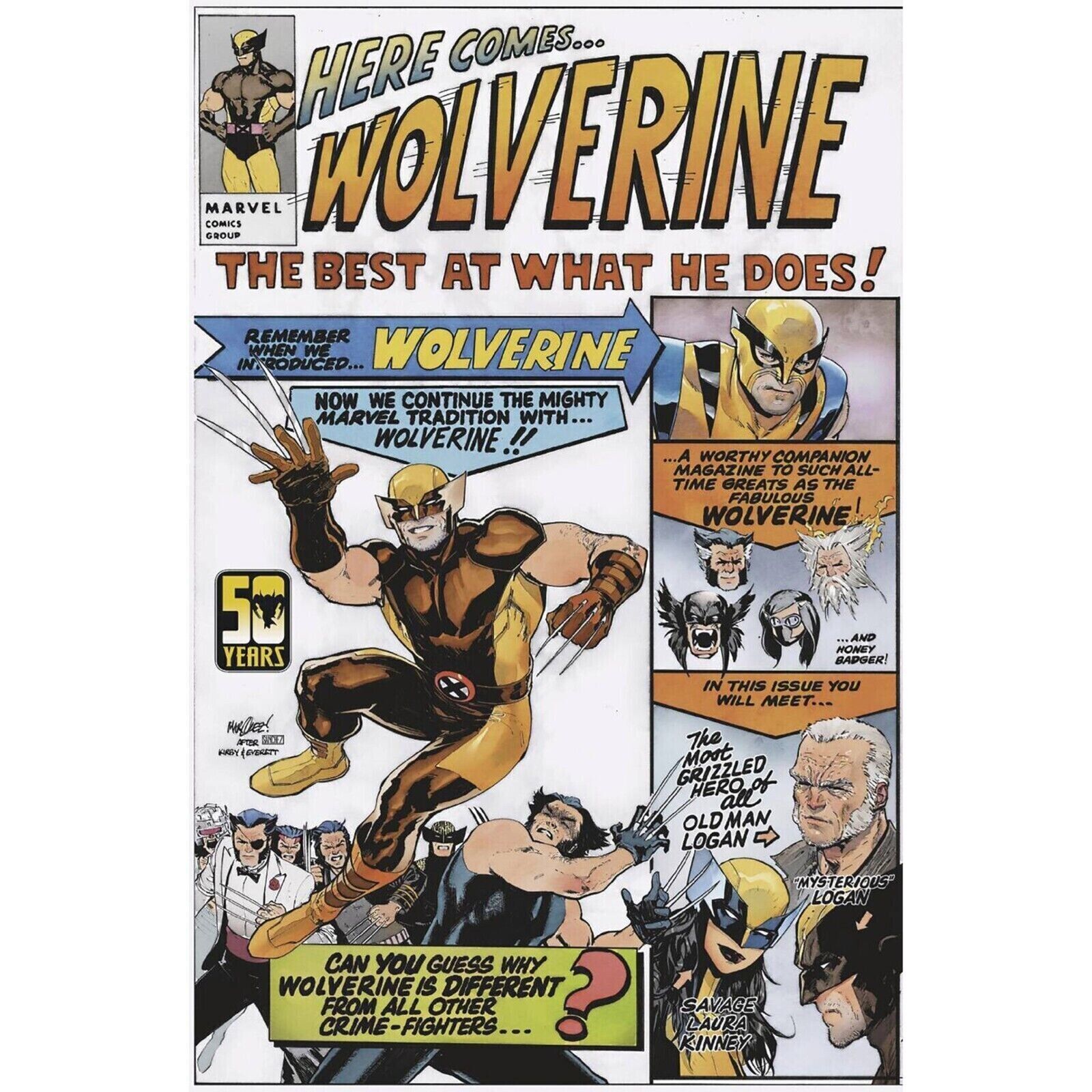 Wolverine 50th Anniversary Variants (2024) | COMPLETE SET OF 22 COVERS ...