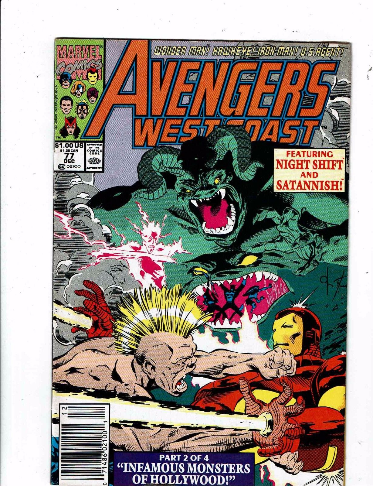 8 Avengers Marvel Comics Terminatrix 1 308 360 365 Ann 22 West Coast 49 ...