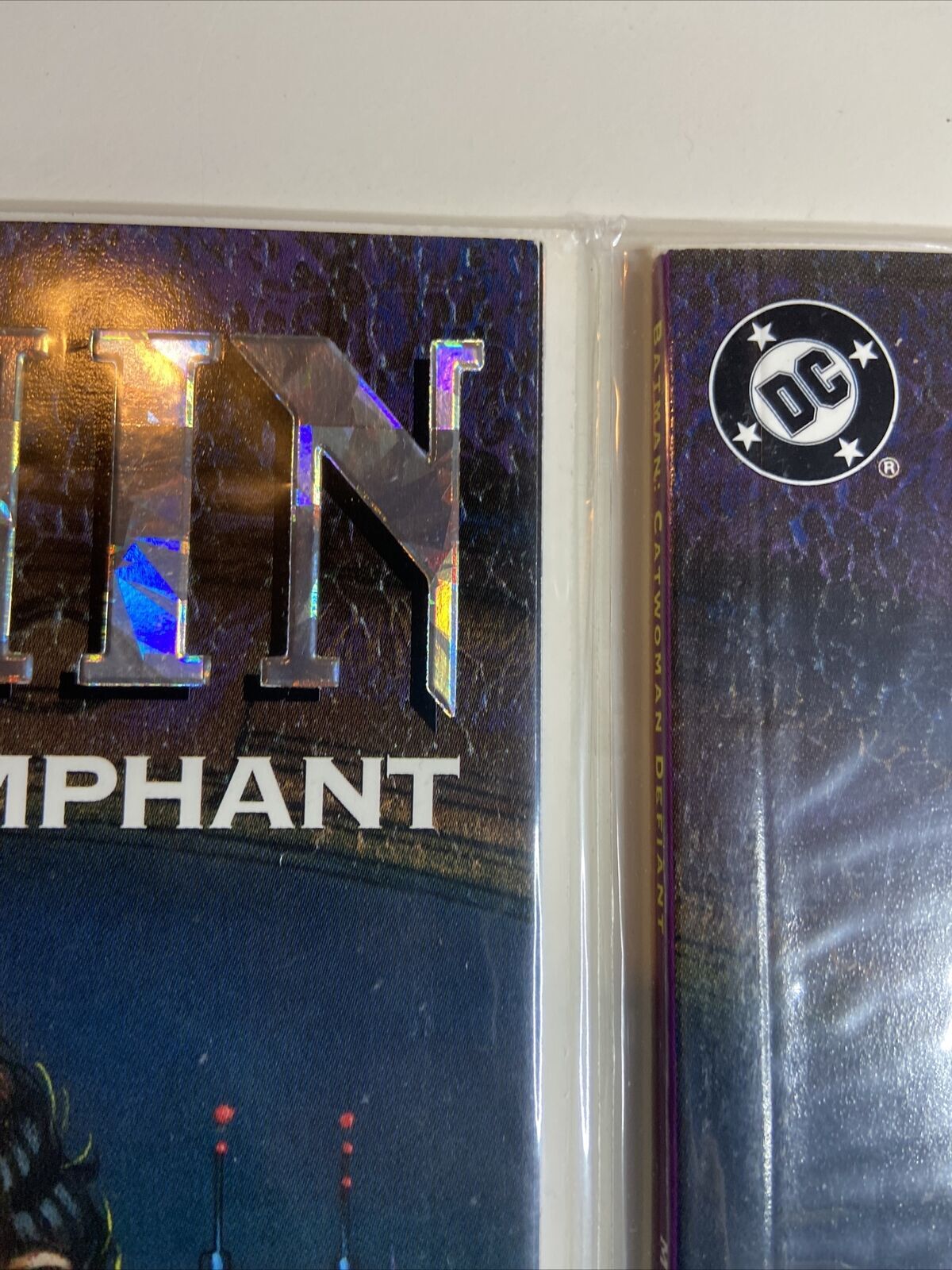 Set of 2 BATMAN PENGUIN Triumphant / CATWOMAN Defiant DC comics 1992 NM ...