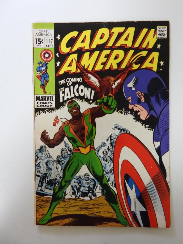Captain America #117 (1969) 1st appearance of The Falcon FN+ condition ...