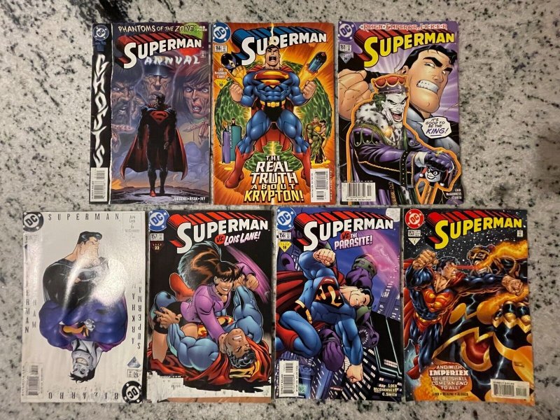7 Superman DC Comic Books # 153 156 157 160 161 166 AN 10 Batman Flash ...