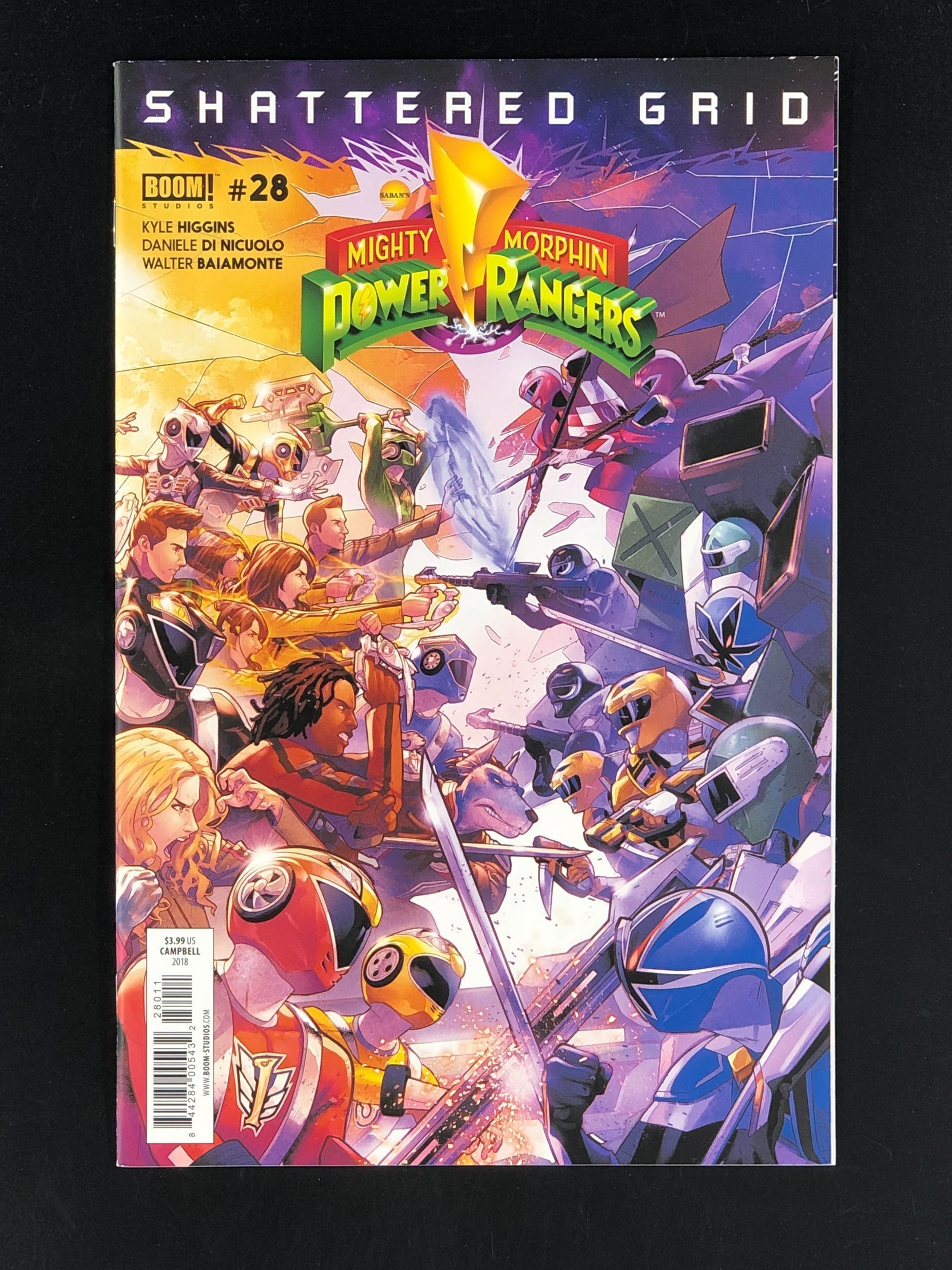 Mighty Morphin Power Rangers #28 (2018) NM Shattered Grid | Comic Books ...