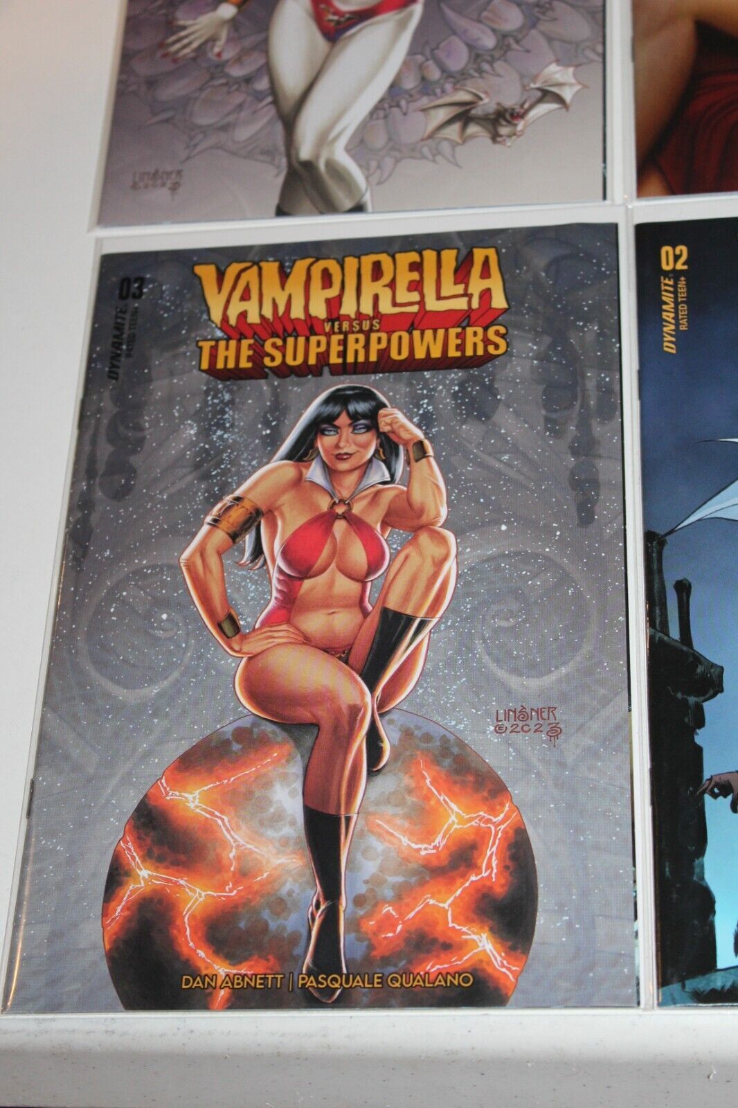 Complete Set Vampirella Versus Superpowers 1-6 NM 2023 BOARDED Linsner Variants | Comic Books ...
