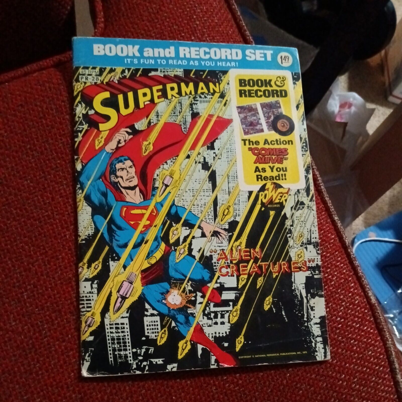 Vintage Superman Comic Book and Record SET "Alien Creatures" 1975 #Pr ...