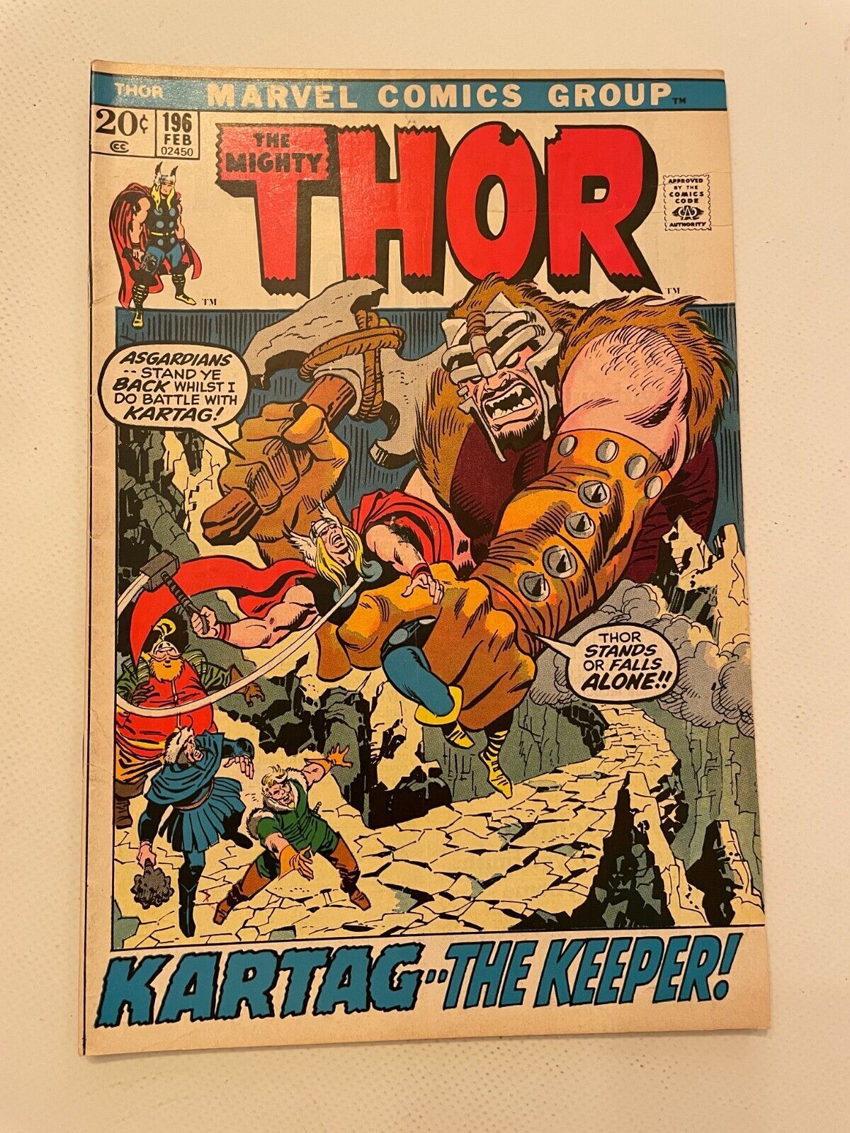 The Mighty Thor # 196 FN- Marvel Comic Book Loki Sif Odin Asgard 25 LI2 ...