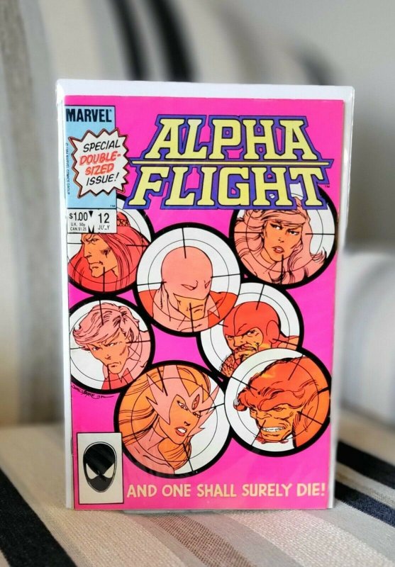 Alpha Flight #12 (1984) - Vintage NM Key Comic by John Byrne, Death of ...