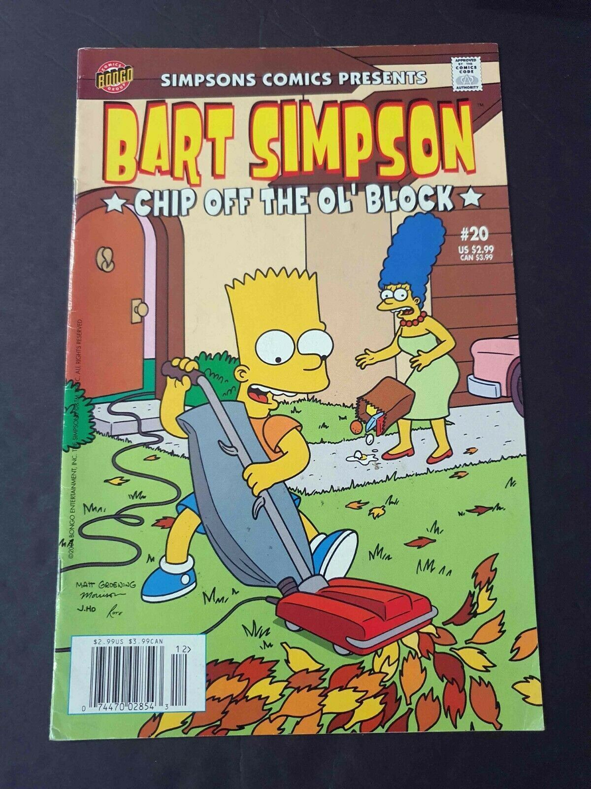 Bart Simpson Comics #20 Bongo Comics 2004 Vf Newsstand | Comic Books ...
