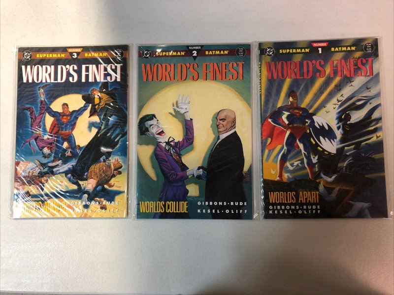 World’s Finest (1990) #1 2 3 (NM-/NM) Complete Set Steve Rude art ...