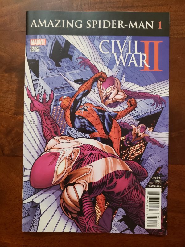 Spider-Man Reptilian Rage #1 Spectacular Spider-Man #1 Civil War 2 ...