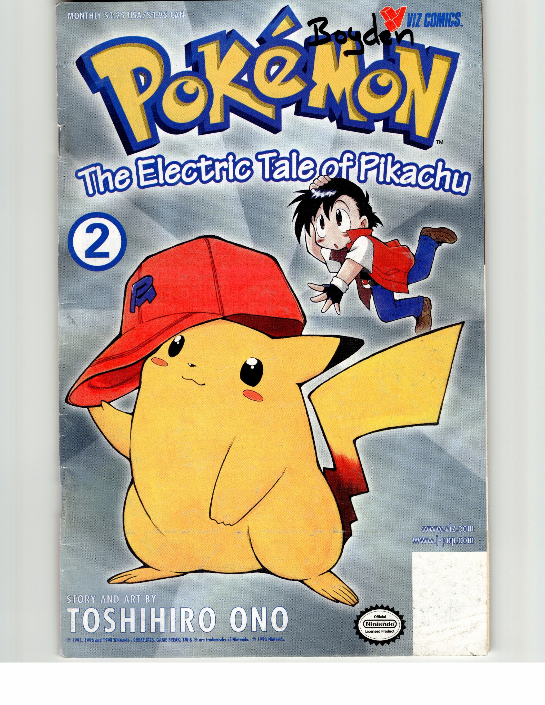Pokemon: The Electric Tale of Pikachu #2 (1998) | Comic Books - Modern ...
