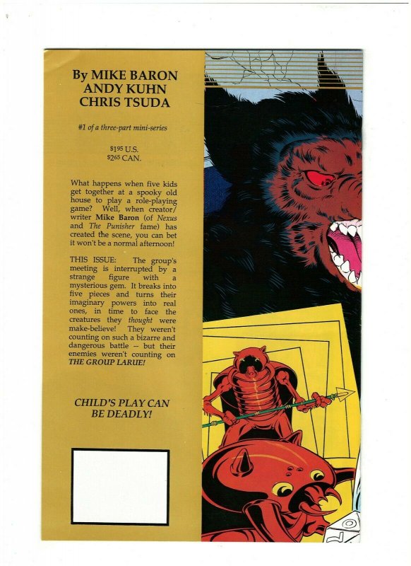 Mike Baron's The Group Larue #1 VF+ 8.5 Innovation Comics 1989 | Comic ...