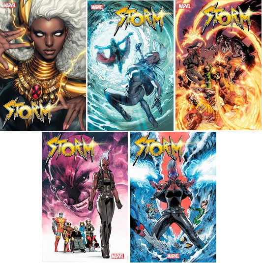 (2023) Storm #1-5 Complete Set! #1 Artgerm Variant Cover 2 3 4 5 ...