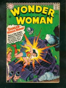 Wonder Woman #163 1966-Dc Comics-Train Crash Cover-Rare VG | Comic ...