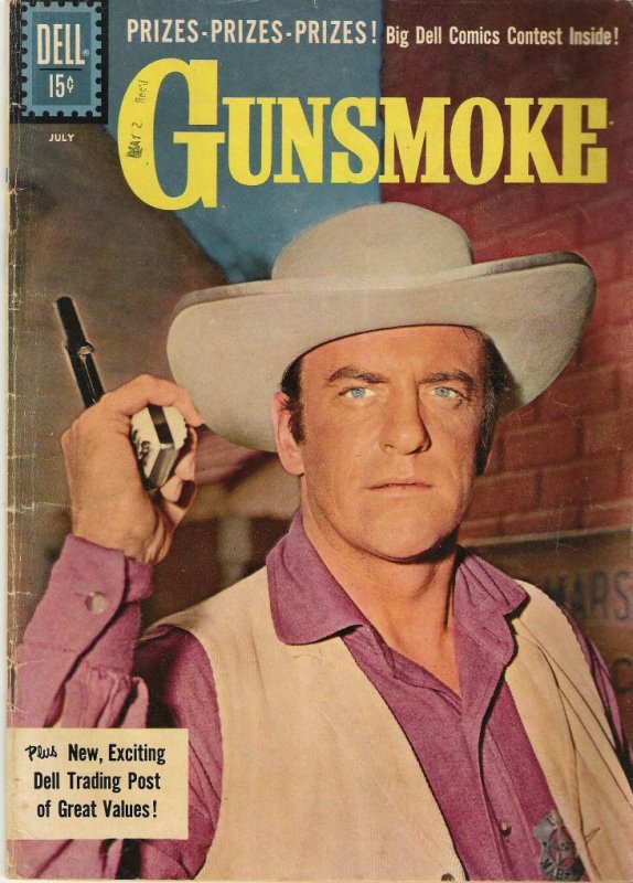 Gunsmoke #27 (1961) VG 4.0 James Arness photo cover last Dell issue ...