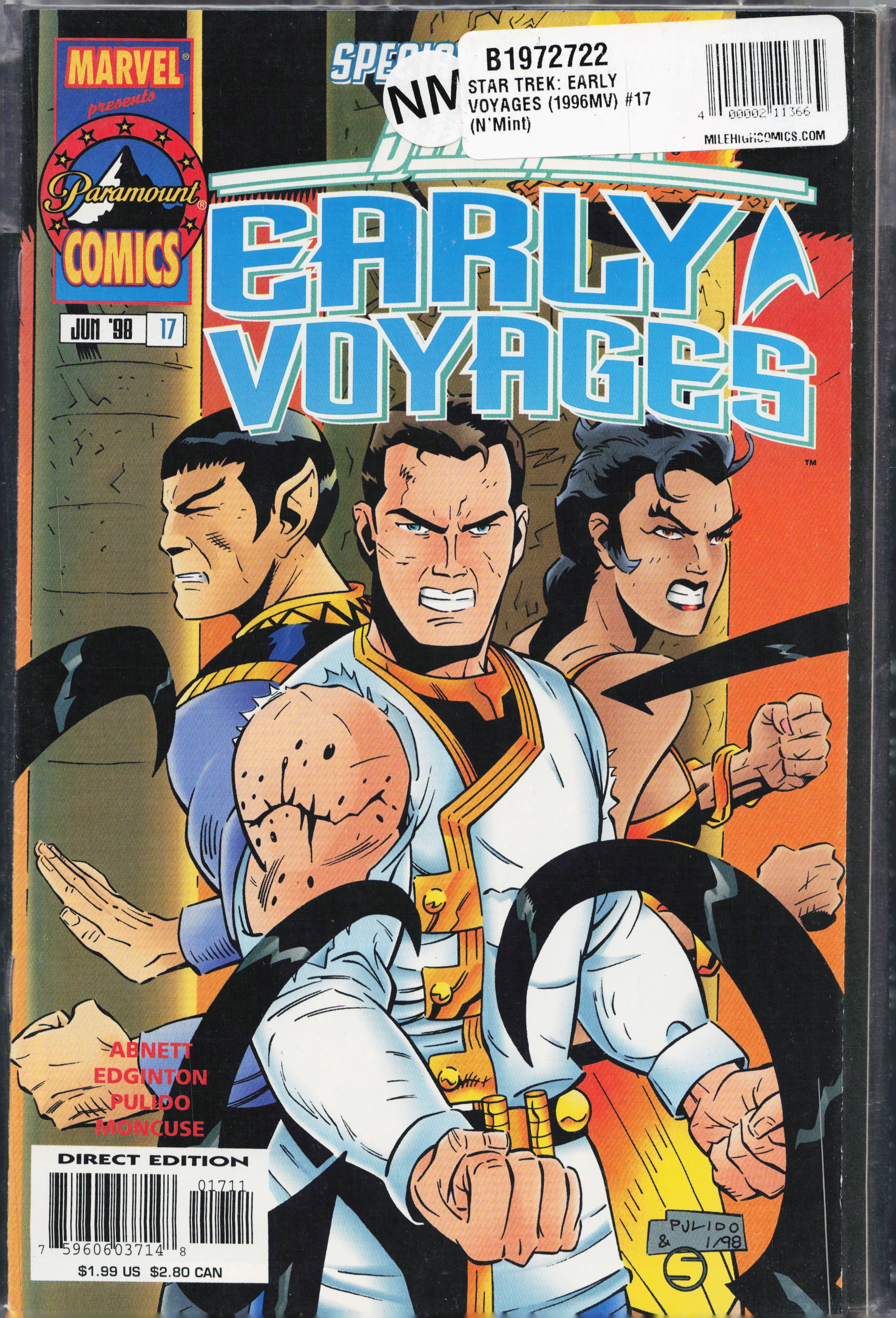 Star Trek: Early Voyages #17 (1998) Captain Christopher Pike | Comic ...
