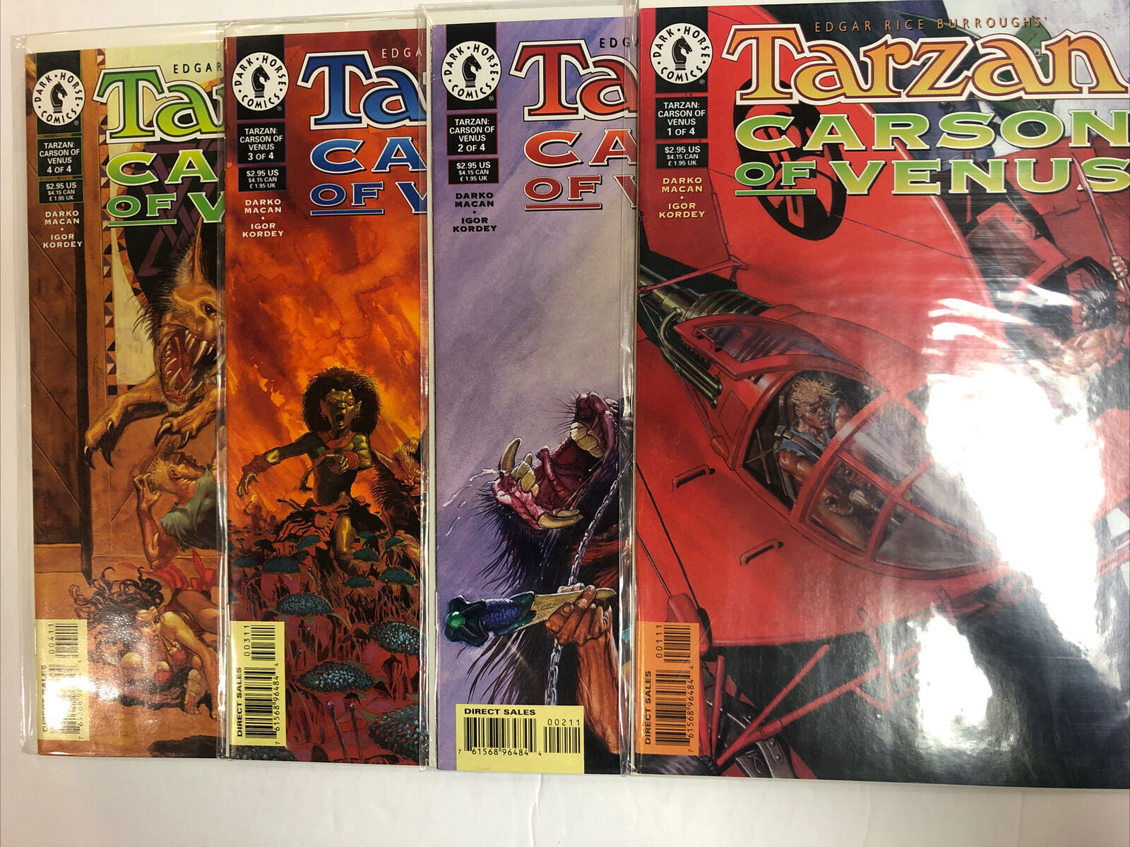 Tarzan Carson Of Venus (1998) # 1 2 3 4 1-4 (NM) | Complete Set ...