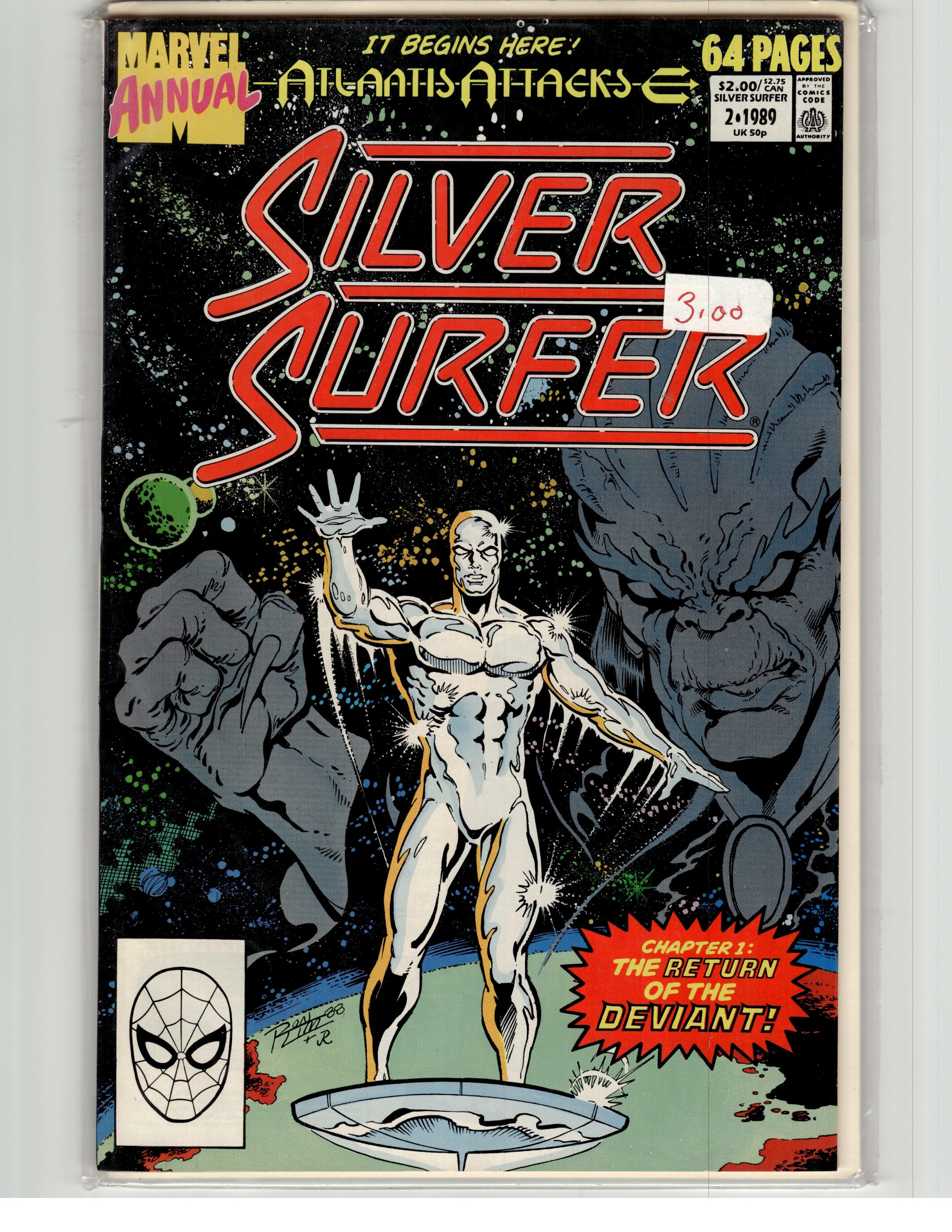 Silver Surfer Annual #2 (1989) Silver Surfer | Comic Books - Copper Age ...