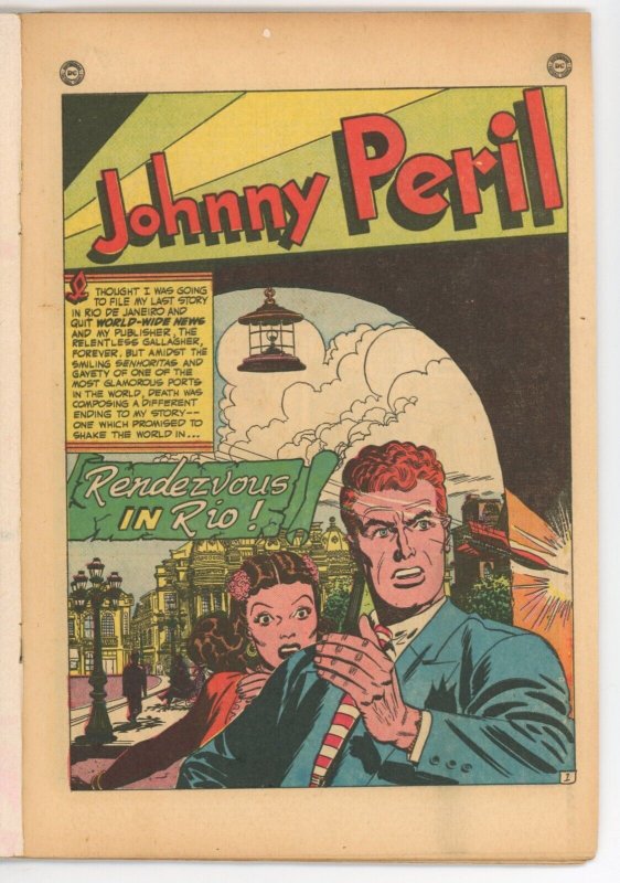 Danger Trail 5 VGFN 5.0 DC 1951 Golden Age Johnny Peril Alex Toth Last ...