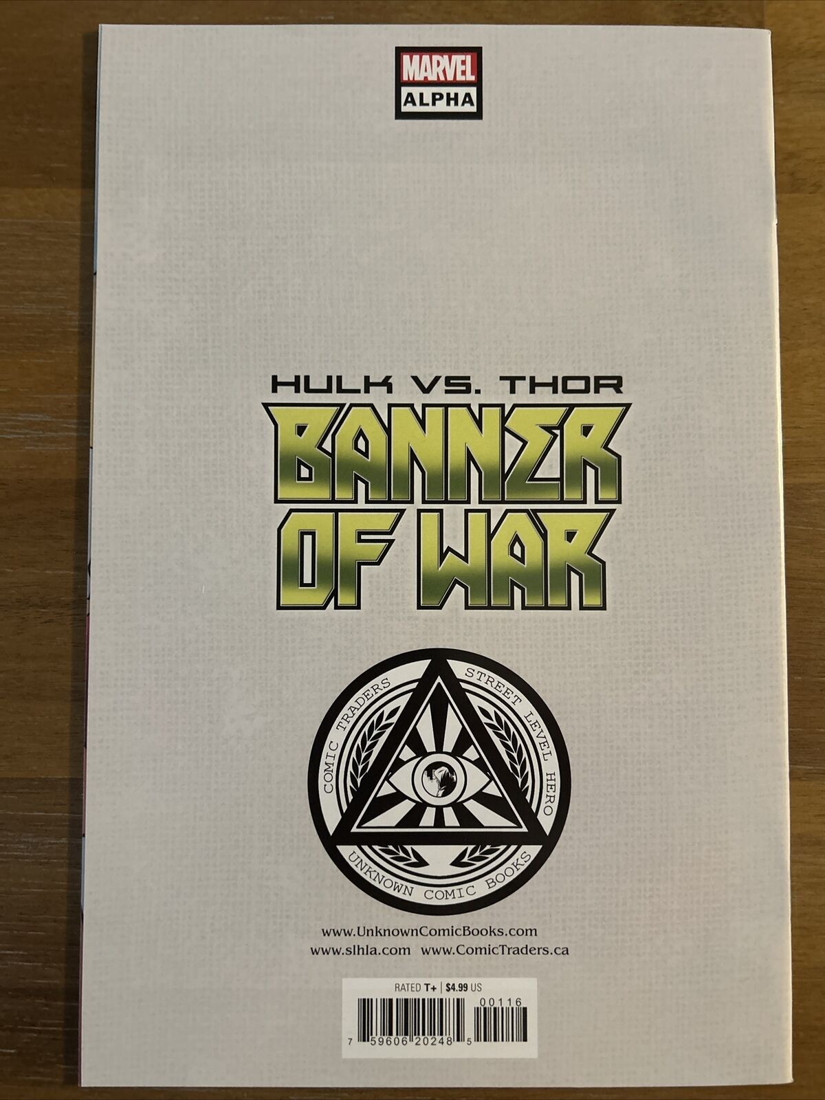 hulk vs thor banner of war part 1 signed tyler kirkham exclusive with ...