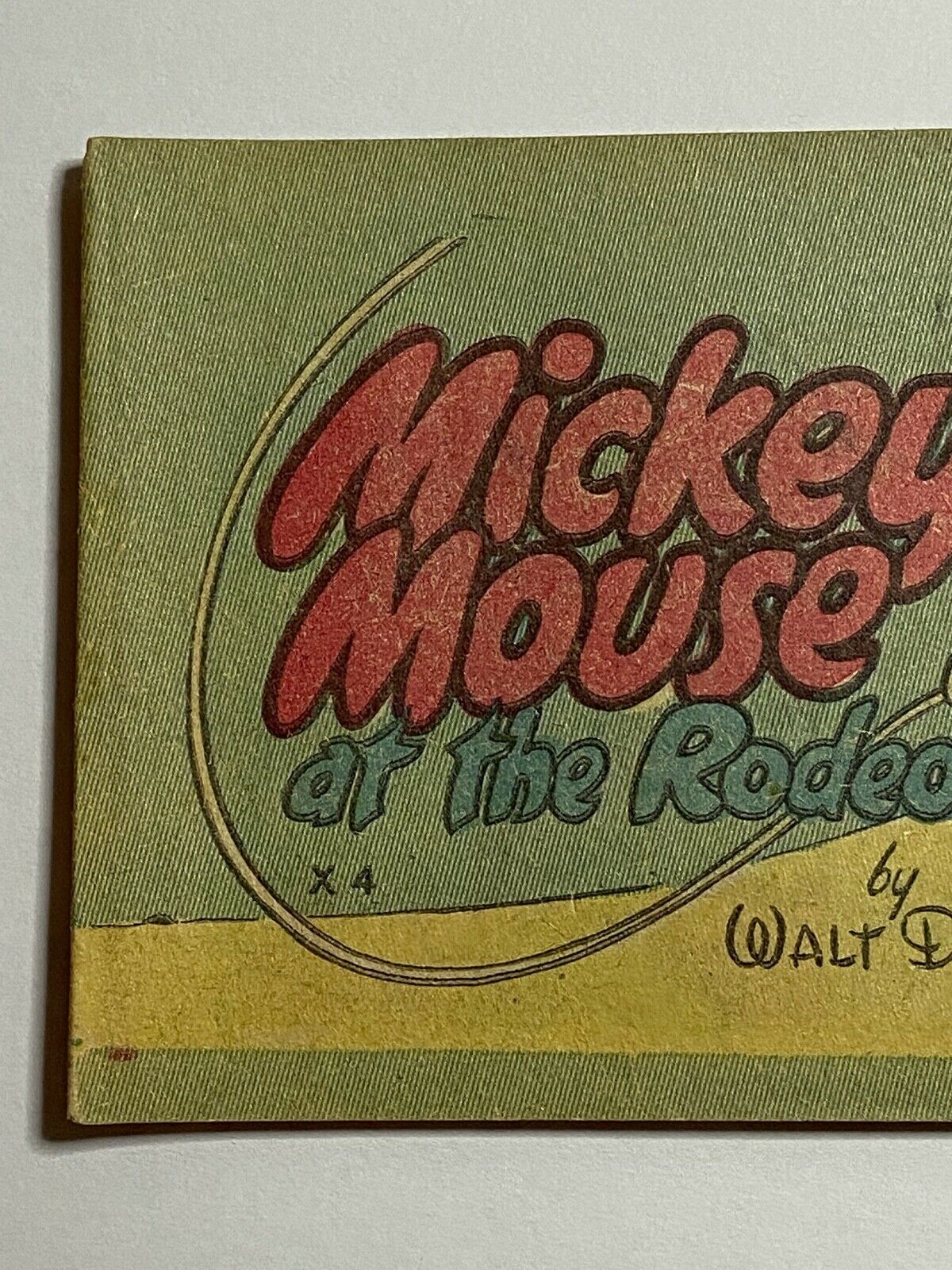 Disney Cheerios Cereal Premium 1947 Mini Comic X-4 Mickey Mouse at the ...
