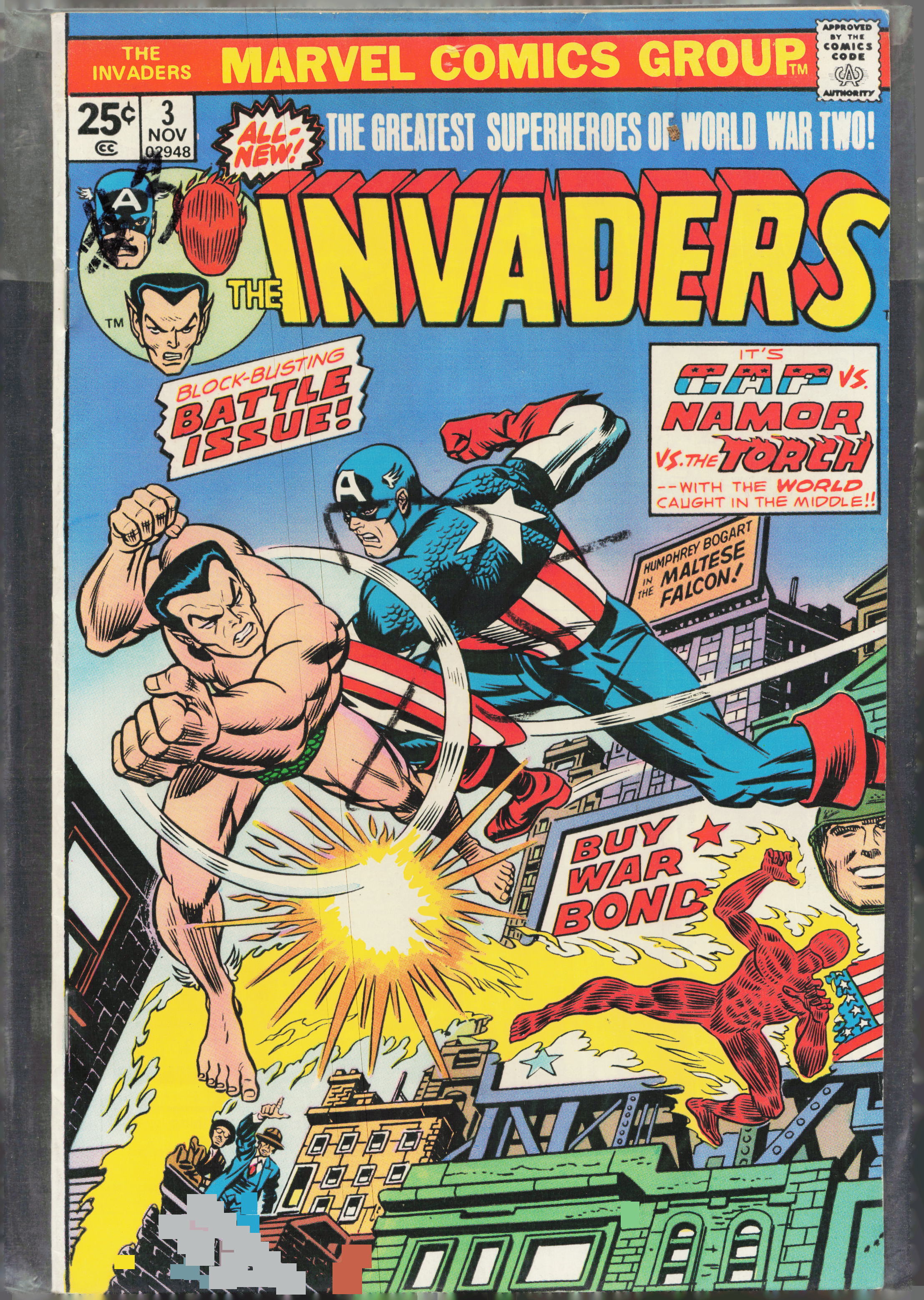 The Invaders #3 (1975) The Invaders [Key Issue] | Comic Books - Bronze Age, Marvel, Superhero ...