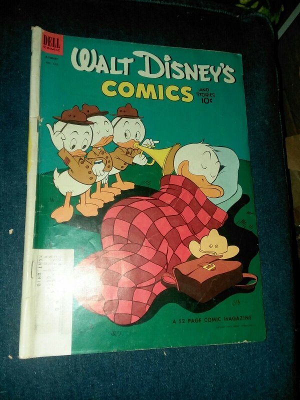 Walt Disney's Comics and Stories 155 dell comics 1953 golden age carl ...
