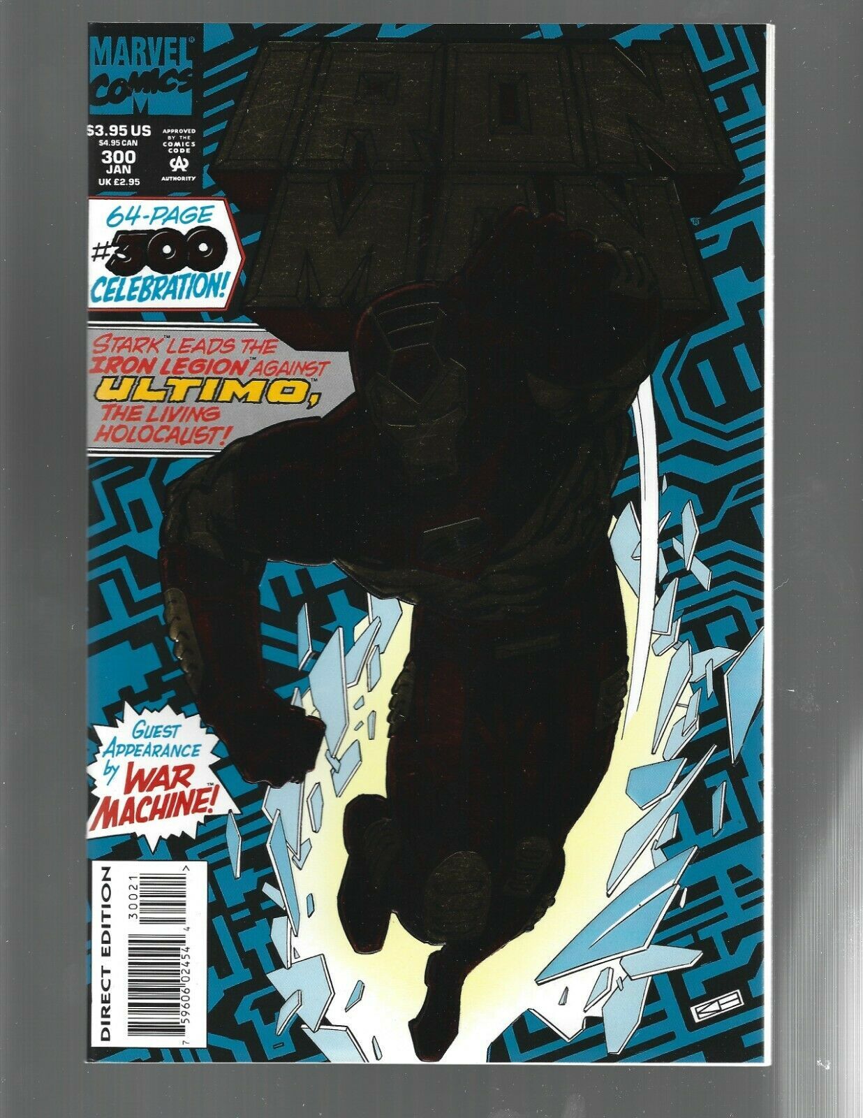 Iron Man #300 Modern Age Marvel Comics 9.2 NM- 2 copy's super hero ...