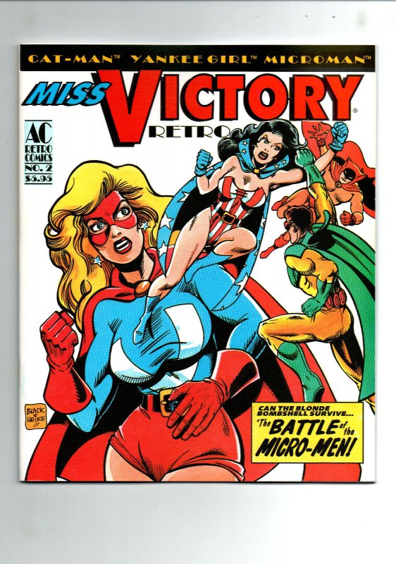 Miss Victory Retro #2 - Battle of Micro-men - Femforce - AC Comics ...