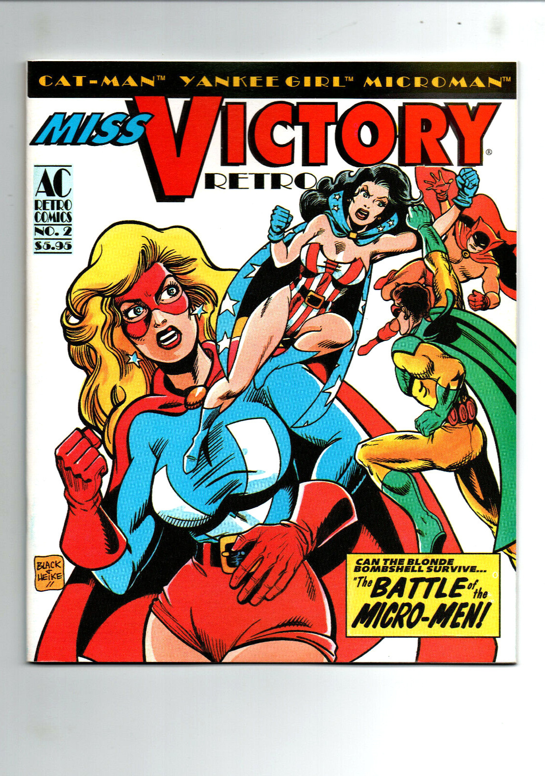 Miss Victory Retro #2 - Battle of Micro-men - Femforce - AC Comics - 1997 - NM | Comic Books ...