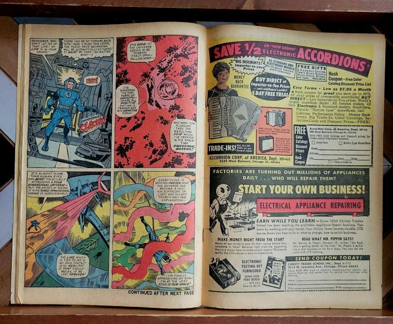 Fantastic Four #51 VG- (Marvel 1966) Classic NEGATIVE ZONE! 2nd Wyatt ...