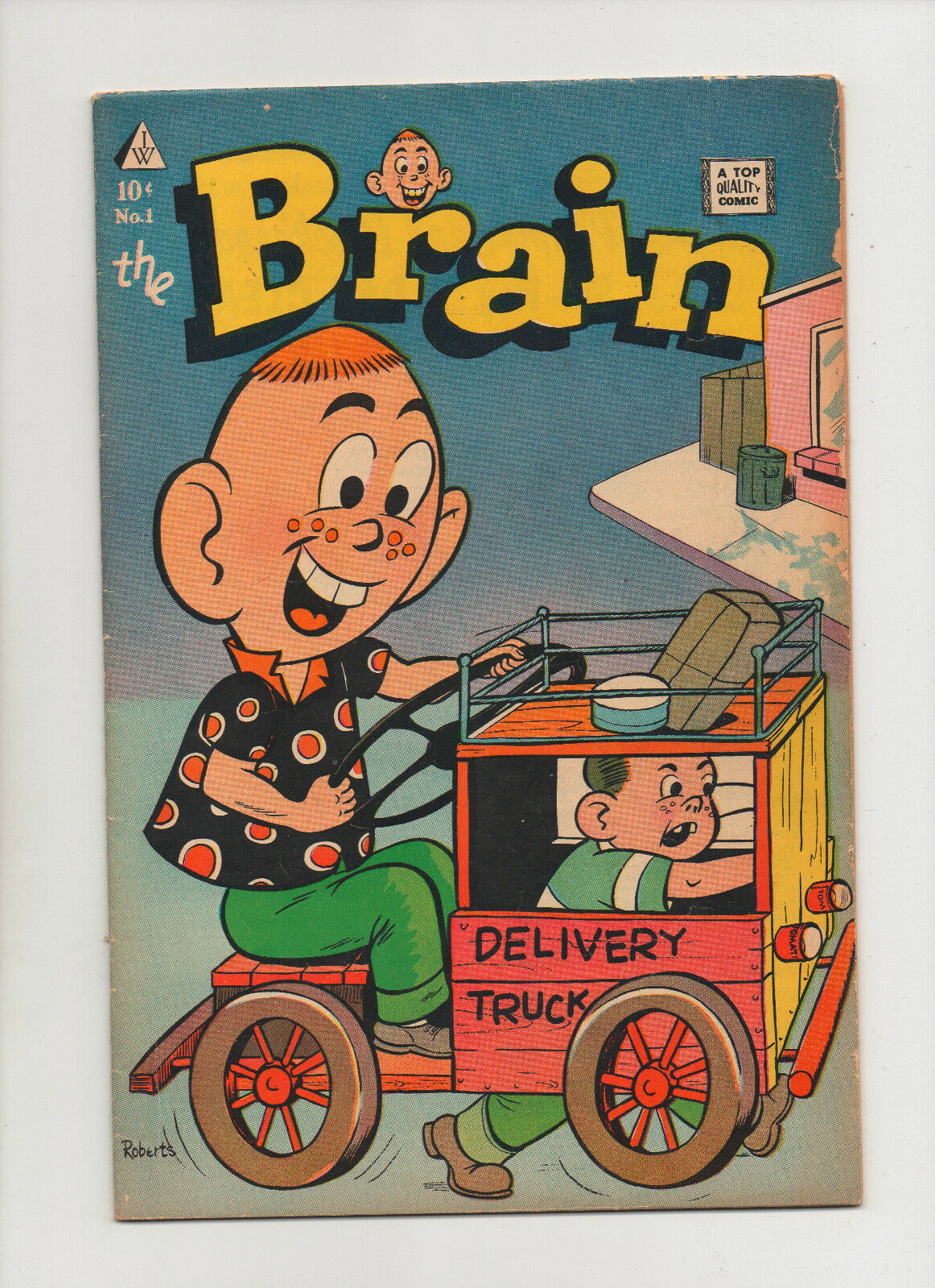 The Brain #1 - I.W. Reprint Edition - (Grade 6.0) 1958 | International ...