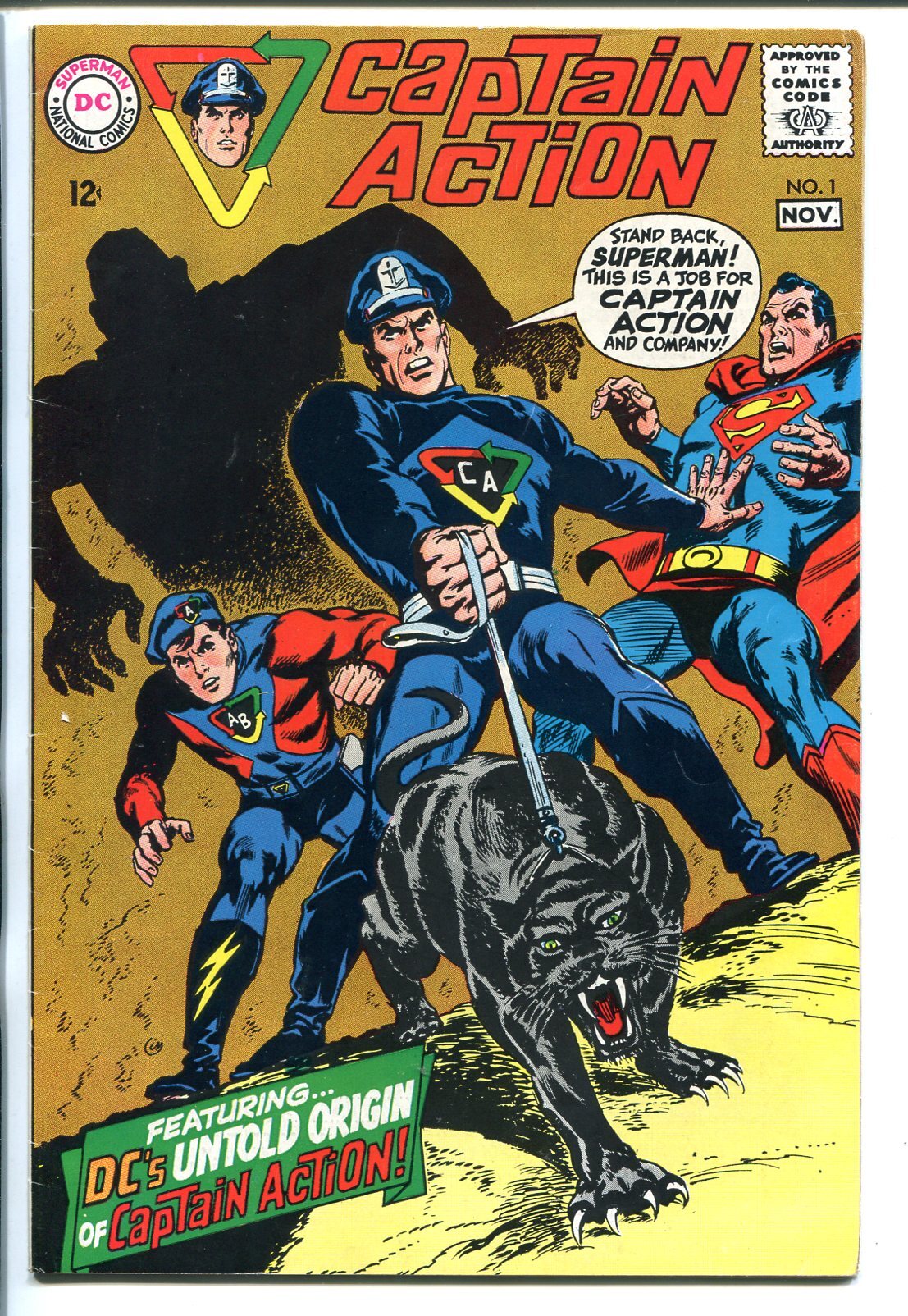Captain Action--#1--COMIC BOOK--DC--FN/VF | Comic Books - Silver Age ...