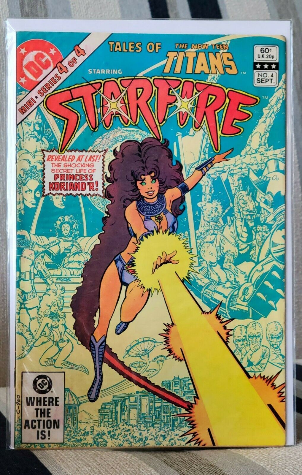 Tales of The New Teen Titans #4 (1982) - Vintage Key Comic, Origin of ...