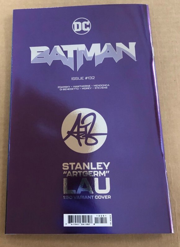 Batman #132 1:50 DC Comics 2023 Stanley Lau "Artgerm" | Comic Books ...