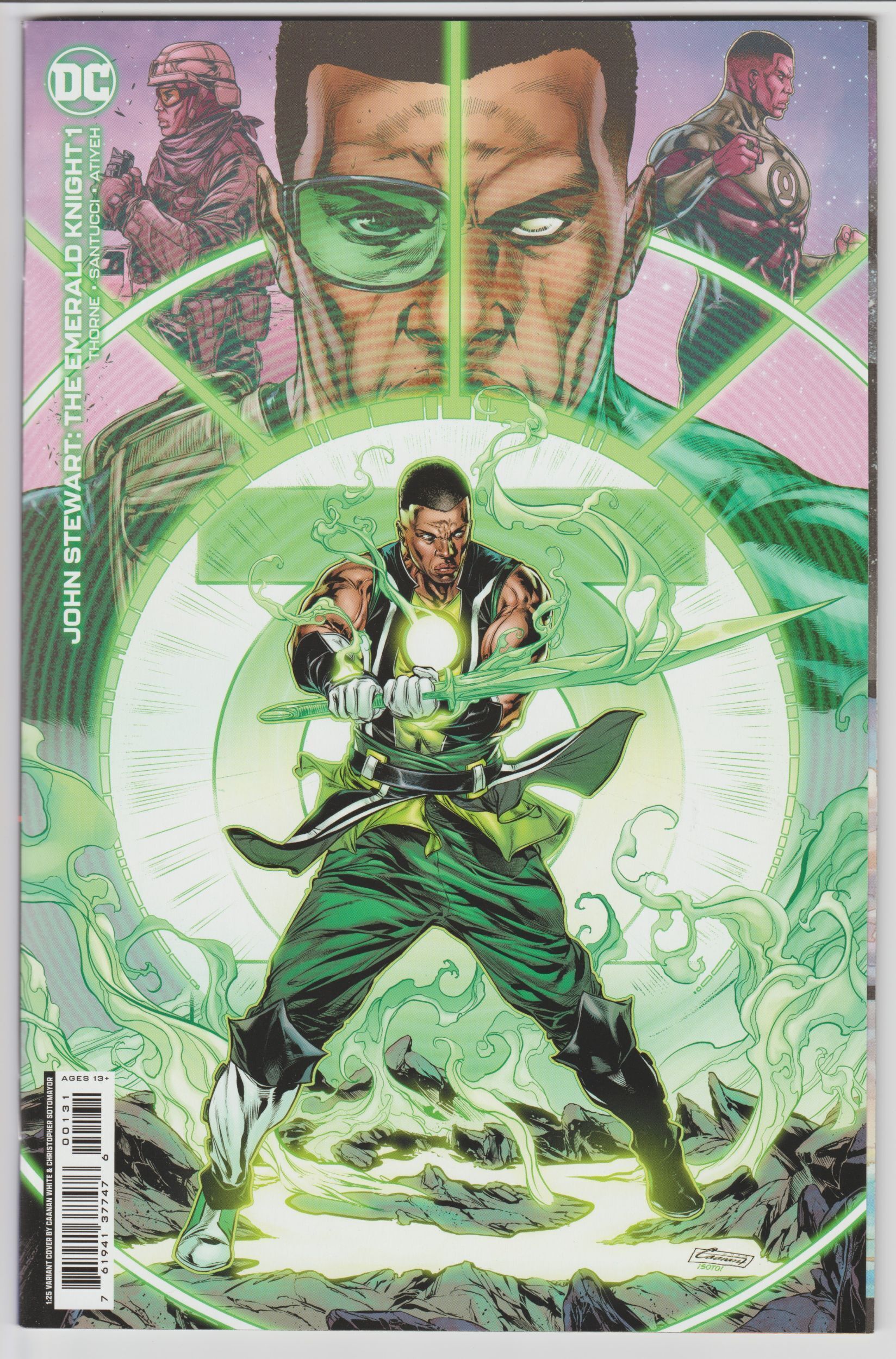 John Stewart: The Emerald Knight (2023) DC Comics White Variant Cover ...