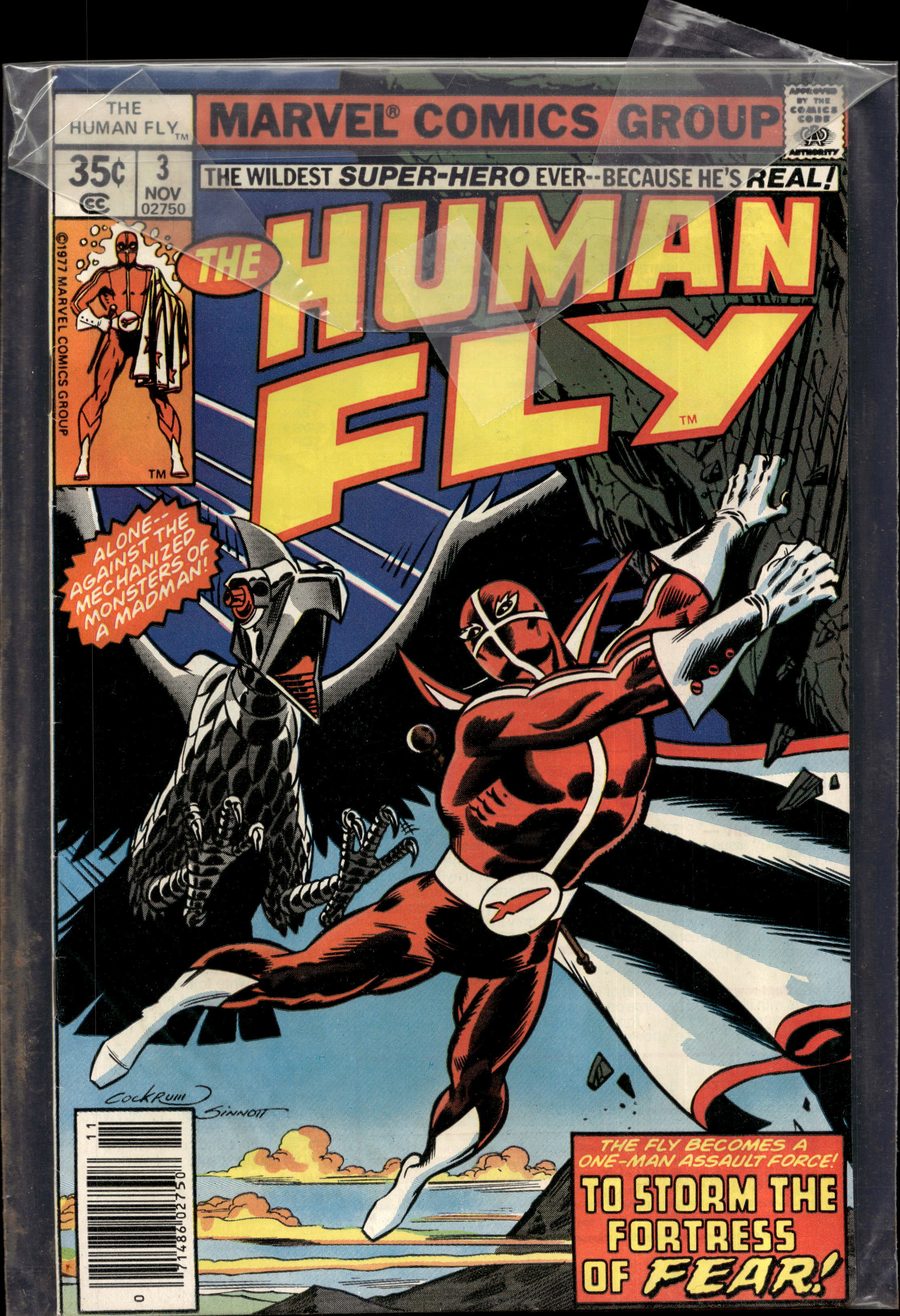The Human Fly #3 (1977) Human Fly | Comic Books - Bronze Age, Marvel, Human Fly, Superhero ...