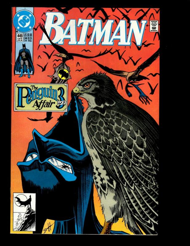 Lot Of 10 Batman DC Comics # 446 447 448 449 450 451 452 453 454 455 ...