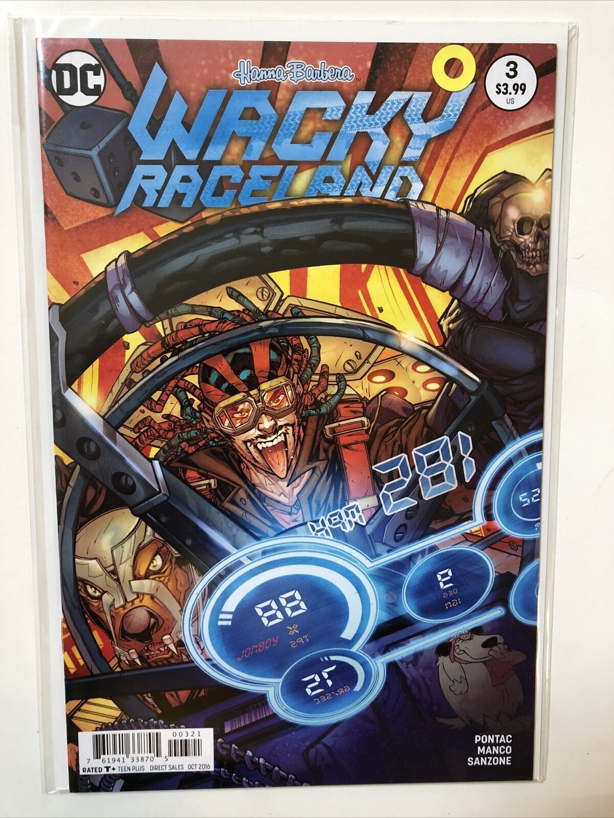 WACKY RACELAND #1 Coloring Book Variant + 2-4 + 3 DC COMIC HANNA ...