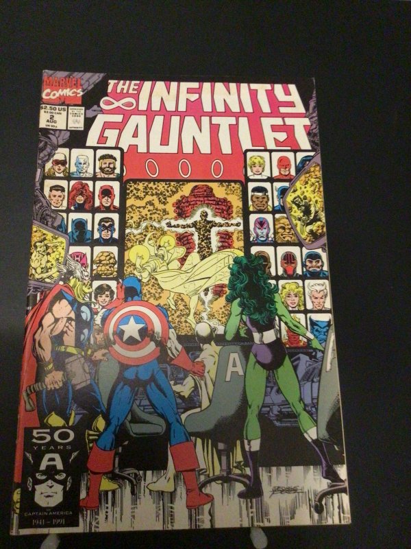 The Infinity Gauntlet #2 Direct Edition (1991) | Comic Books - Copper ...