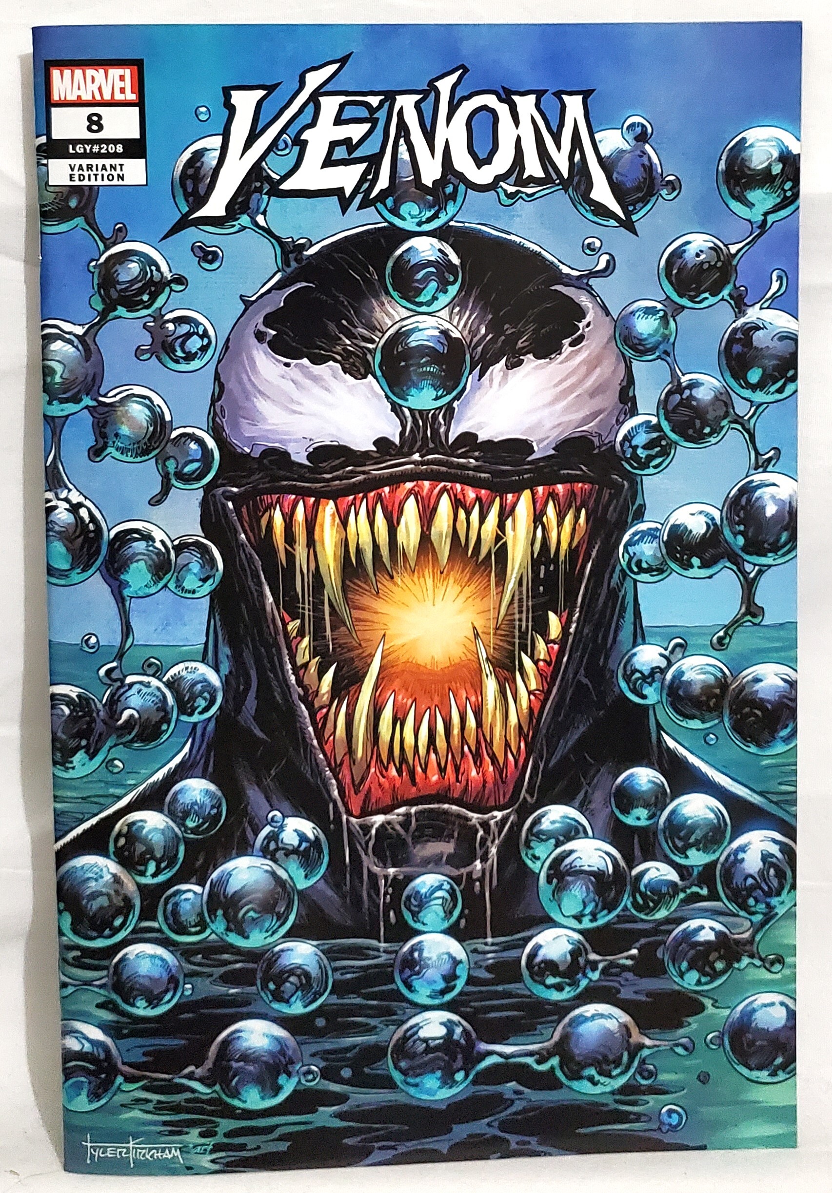 VENOM #8 ComicTom101 Tyler Kirkham Exclusive Trade Dress Variant Cover ...